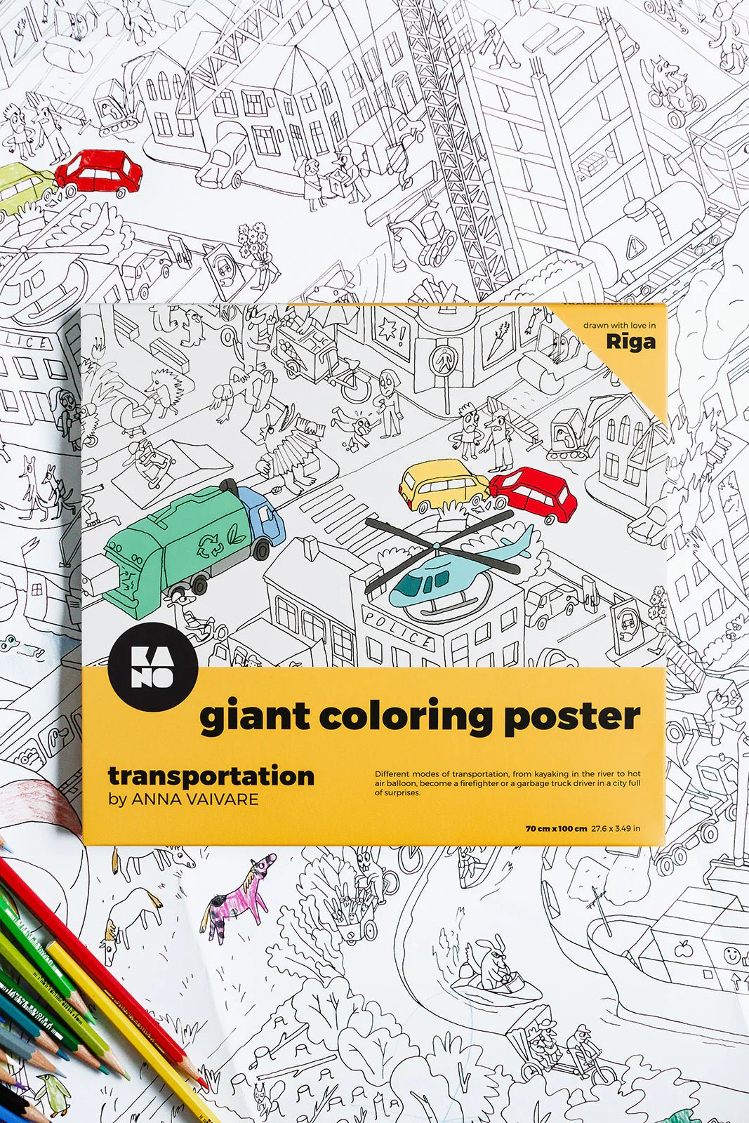 Transportation Giant Colouring Sheet. Transportation Giant Colouring ...